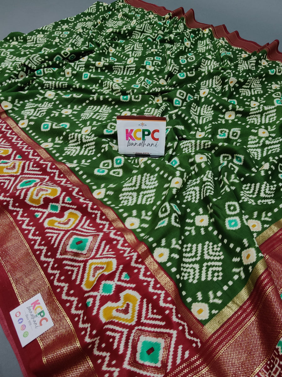 Pashmina Cotton Silk Special Saree – KcPc Bandhani