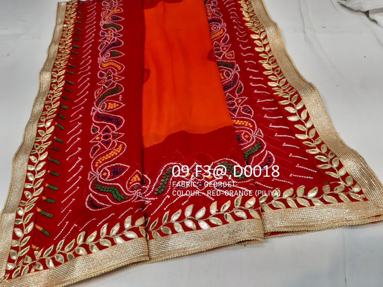 Rajasthani Traditional Bandhani Chunri Piliya Dupatta, OR, KC – KcPc ...