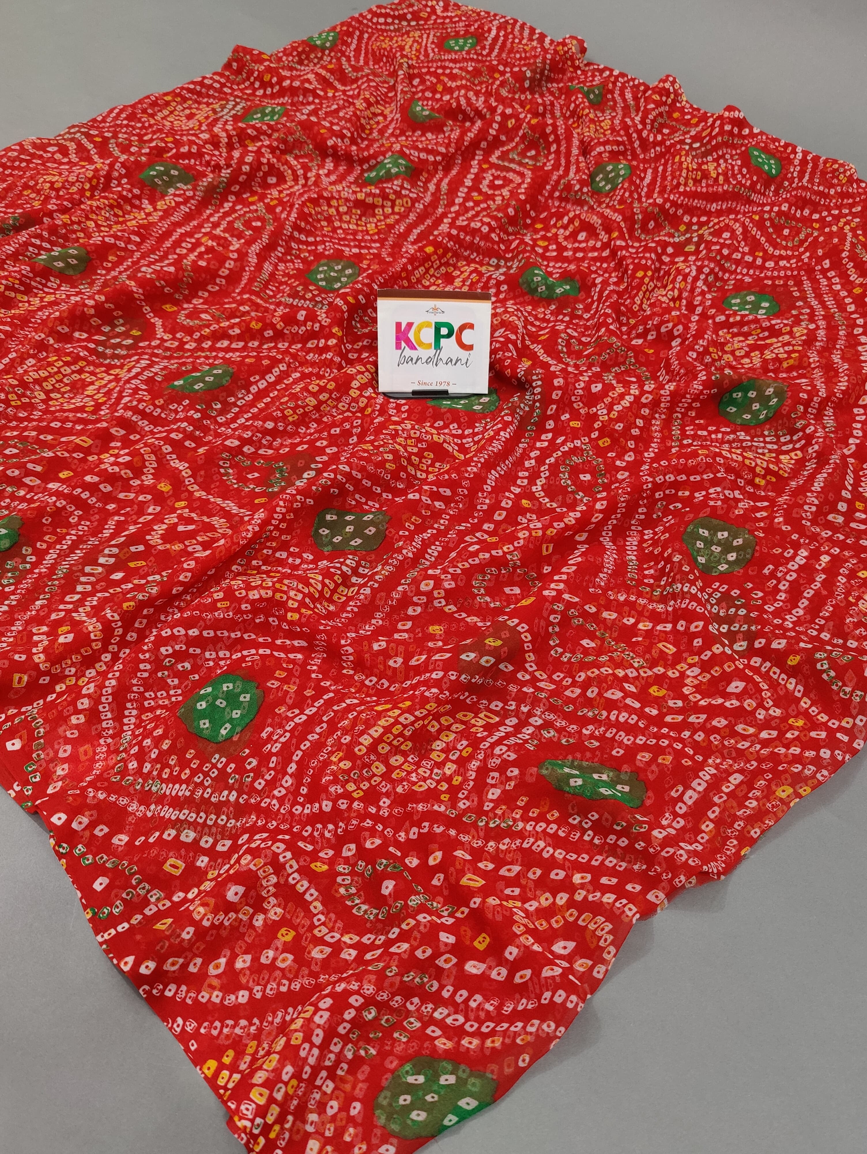 Rajwadi Style Royal Georgette Bandhani Sarees – KcPc Bandhani