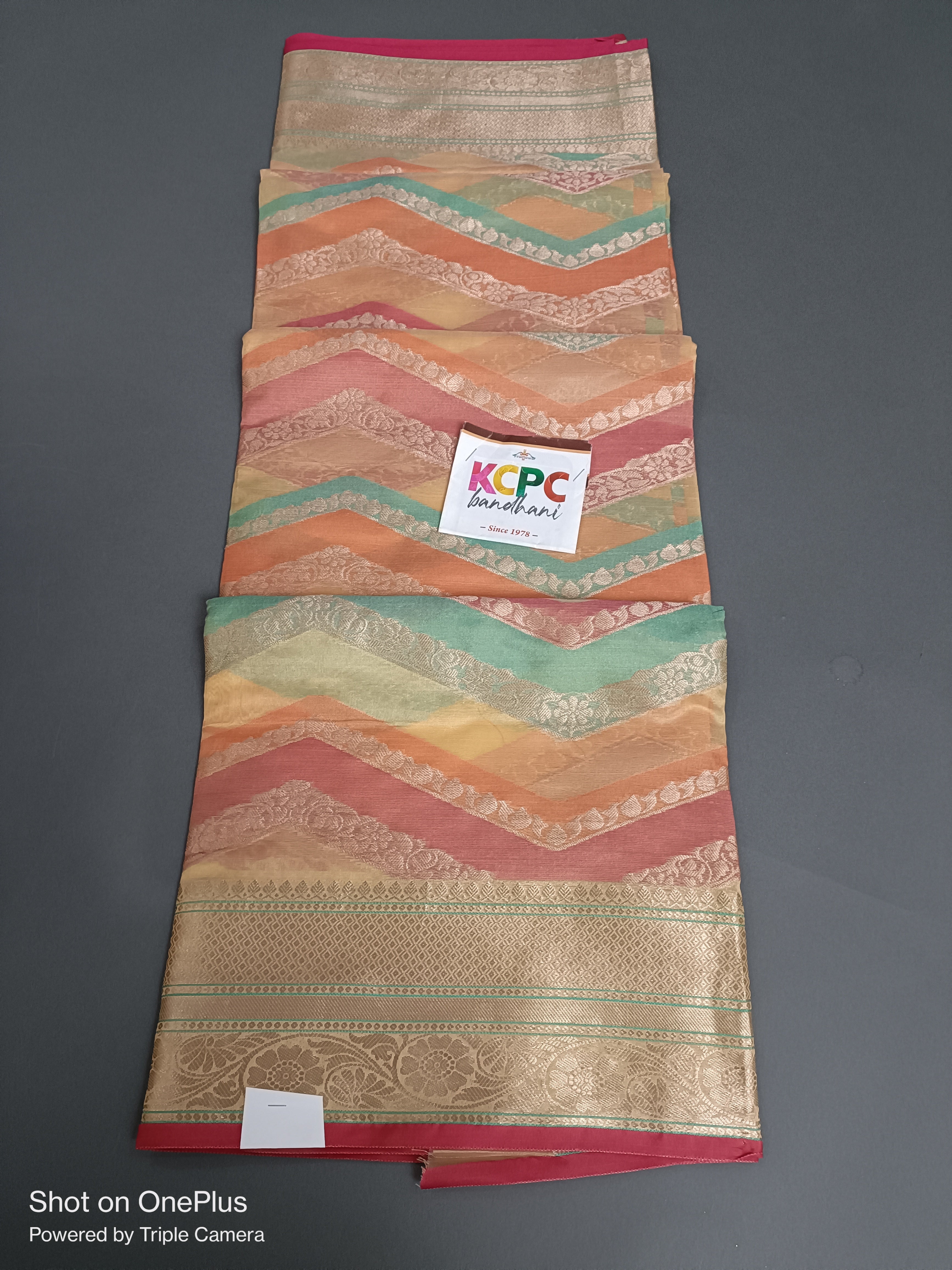 PURE Fabric Organza silk rich palu Broket brouse Rangcut , OR , RR ...