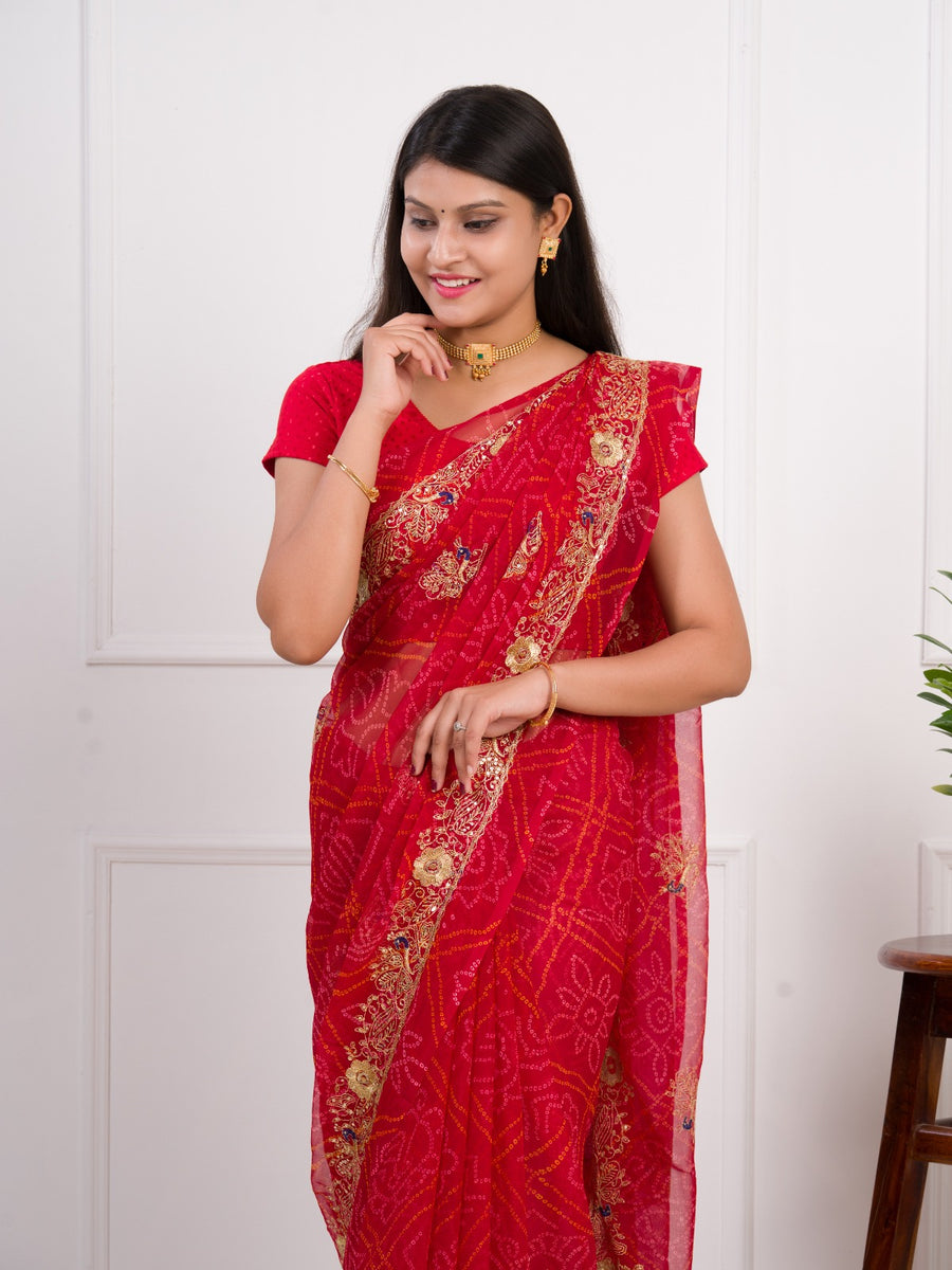 KcPc New Radiant Charm In Georgette With Sequin Tari Work Saree JAY ...